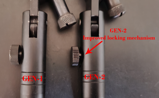 GEN-2 Side Mounted Bi-Pod/Rail Kit for Breakbarrels/Underlevers Air ...