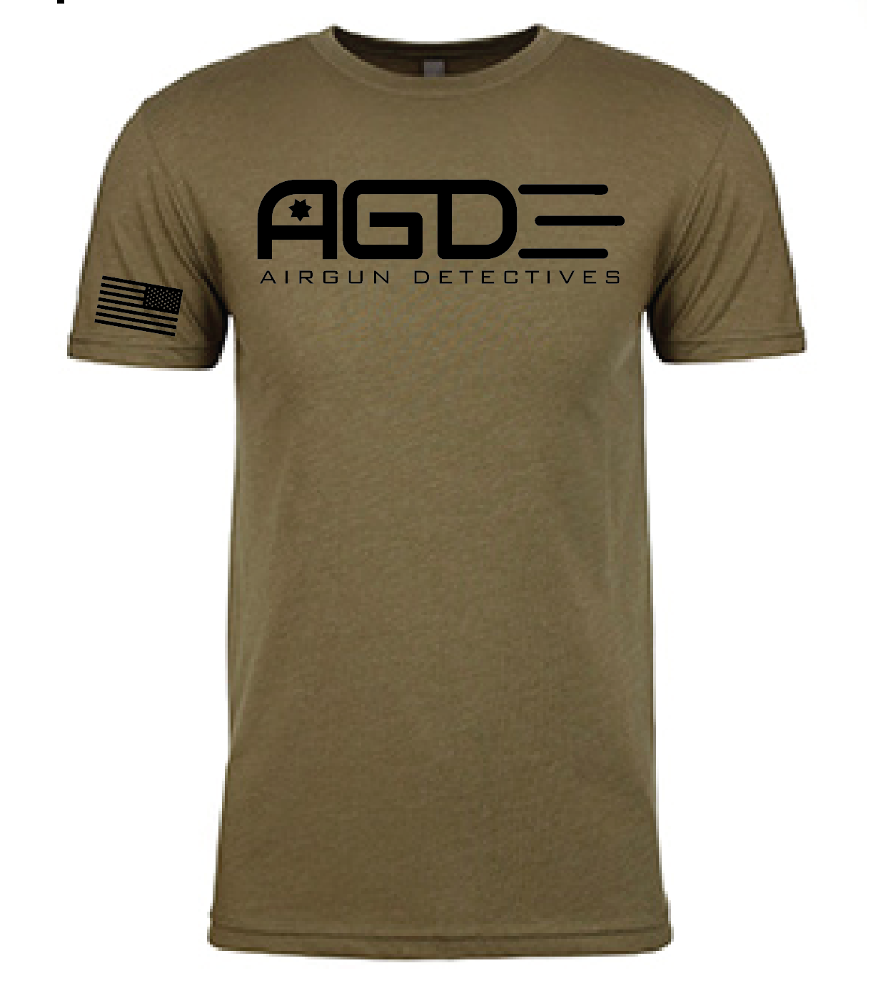 “NEW” AGD Logo Military Green T-Shirt – Airgun Detectives
